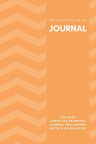 Christian Notetaking Journal - 200 Page Christian Prompted Journal for ...