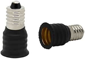 Jack-Store 5 Pcs E10 to E12 Lampholder Bulb Base Socket Adapter ...