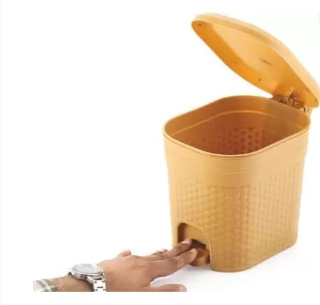 Veer industries Kleeno Small Portable Table Dustbin/Desk Dustbin with ...