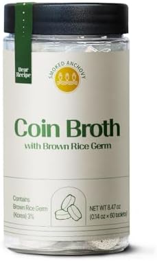 Amazon.com : Korean Brown Rice Germ Coin Broth – Natural Soup Tablets ...