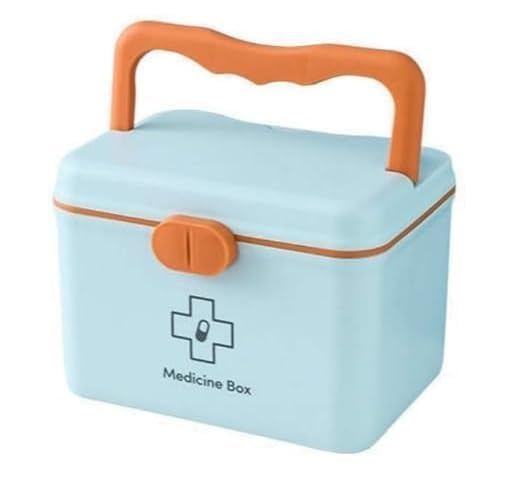 VIPREKHO Medico First Aid Box Plastic, Emergency Medicine Box, Medical ...