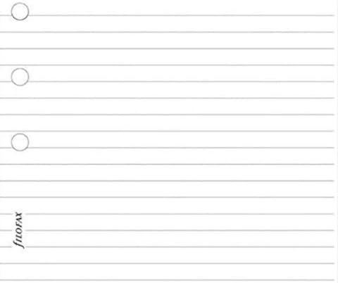 Filofax Papers Ruled Notepaper, white Personal Size - FF-133015 ...