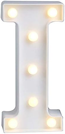 Light Up Letter I, Light Up Letters for Wall Decor Light Up Letters ...