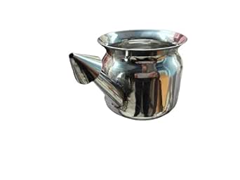 Amazon.com: The Yogis 304 Grade Stainless Steel Ayurvedic Jal Neti Pot ...