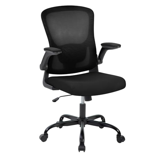 Ergonomic Office Chair with Lumbar Support, Mesh High Back - Import It All