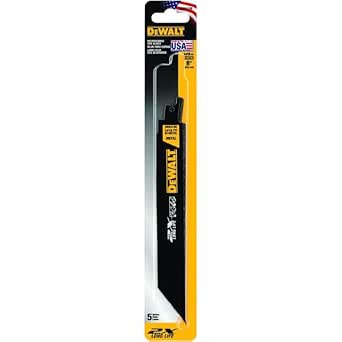 DEWALT Segueta para Sierra Sable Dientes por Pulgada 14/18 (5 piezas ...