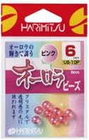 Amazon | HARIMITSU(ハリミツ) オーロラビーズ ピンク8mm US-10P | ハリミツ(HARIMITSU) | ルアー材料
