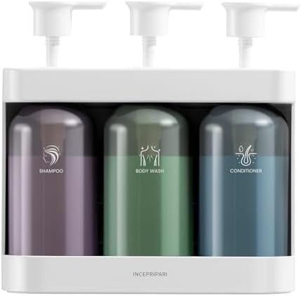 Amazon.com: Shampoo and Conditioner Dispenser,Shower Dispenser 3 ...