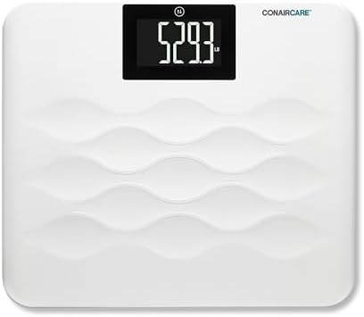 Amazon.com: Conair Bathroom Scale for Body Weight, FSA/HSA Eligible ...