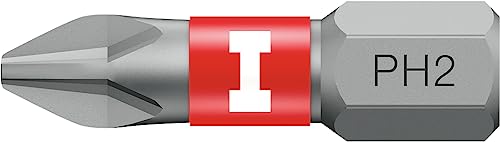 Hilti 7-Piece Torsion Phillips (PH) Screwdriver Bits and Bit Holder Set ...