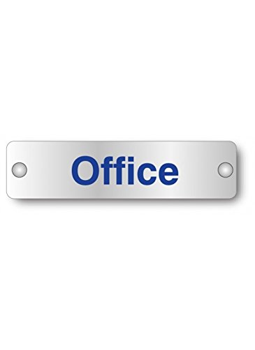 Caledonia Signs 59614 Door Sign, “Office”, Visual Impact, Aluminium ...