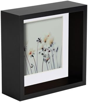 Nicola Spring 8 x 8 3D Shadow Deep Box Photo Frame - Craft Display ...