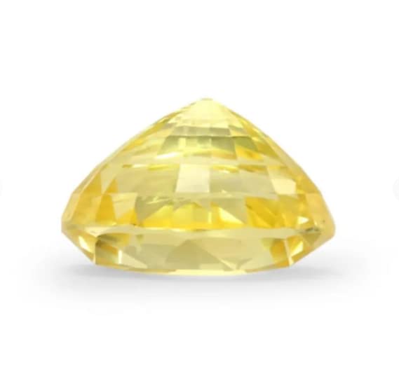 Buy Gemz Mine Natural Yellow Sapphire Stone 4 Carat 4 Ratti Pukhraj ...