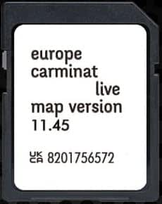 Europe 2025-11.45 GPS Navigation SD Card - Compatible with Renault ...