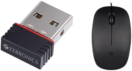 ZEBRONICS ZEB-USB150WF1 WiFi USB Mini Adapter Supports 150 Mbps ...