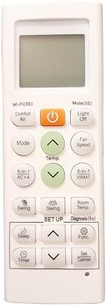 Buy LipiWorld® 36K 6IN1 (VIRAAT) AC Remote Control (Old Remote Exactly ...