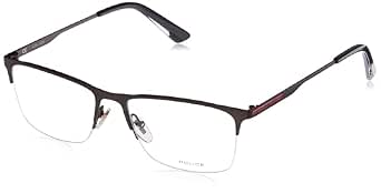 Buy Police Half Rim Grey colored Metal frames for Men at Amazon.in