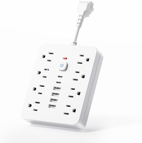 Amazon.com: Surge Protector Power Strip - Chiefway Extension Cord with ...