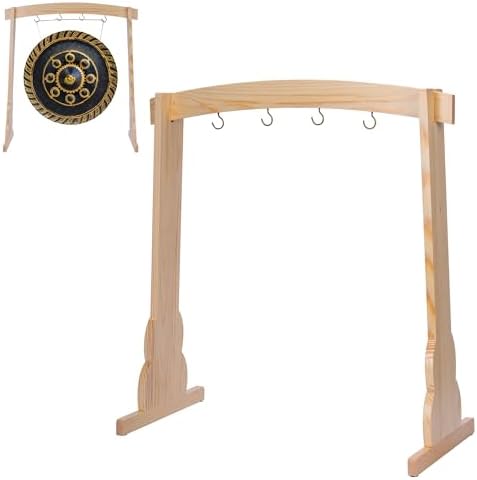 Amazon.com - huyear Wood Gong Stand,Wind Chime Stand,Floor Standing ...
