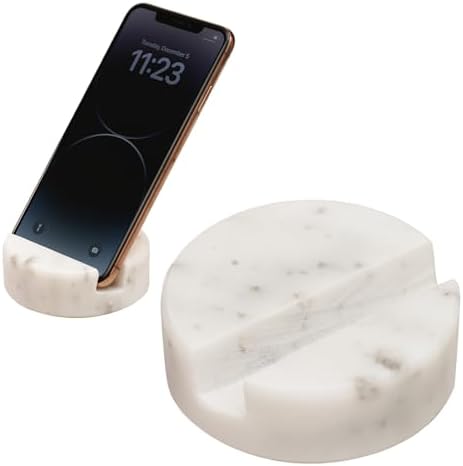 Amazon.com: fashciaga Luxurious Marble Cell Phone Stand Holder for ...