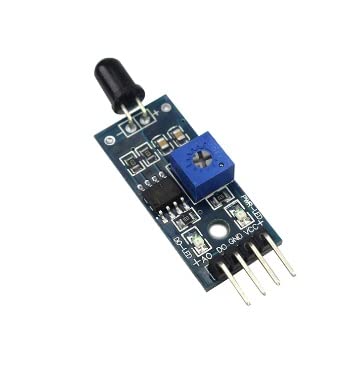 1ps Fire Sensor 4 Pin Flame Detector Module : Amazon.in: Industrial ...