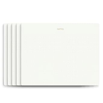 Pinesman - Dotted Luxury Notepad Mouse Pad - Executive's Memo Pad ...