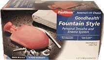 Faultless Fountain Style Personal Douche and Enema System - Latex Free ...