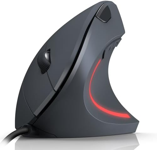 Amazon.com: TechRise Ergonomic Mouse, Vertical Mouse with 6400 DPI ...