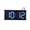 Buy SKYLINK Jumbo Large NTP Clock, Blue LED Network Time Display, NTP ...