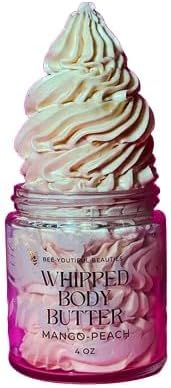 Amazon.com : Bee-Youtiful Beauties Whipped Shea + Beeswax Body Butter ...