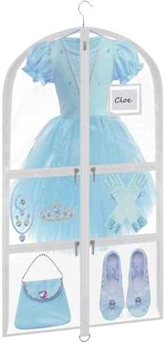 Amazon.com: Wsaeig Garment Bags for Dance Costumes - 40 Inch Clear PVC ...