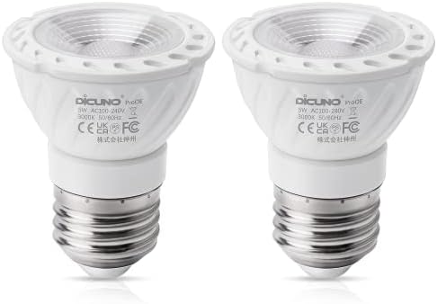 Amazon.co.jp: DiCUNO LED Bulb, E26 Bulb Color, Spotlight, 5W, 50W ...