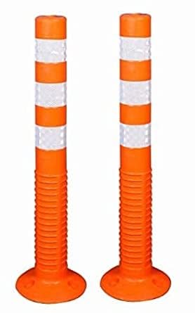 Flexible Plastic Spring Post Barrier High Grade Polymer Material 3 ...