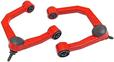 Amazon.com: Rough Country Red Forged Upper Control Arms for 2019-2024 ...