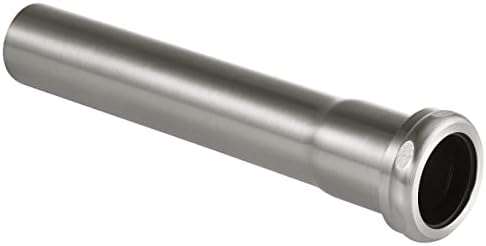 18 Gauge Brass Slip Joint Extension Tube 1-1/4” OD x 8” with Nut and ...