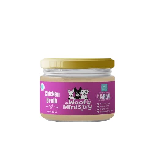 Woof Ministry Chicken Bone Broth for Dogs I Freshly Made & Ready to ...