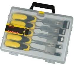 Stanley DynaGrip Wood Chisel Set 5-Piece : Amazon.co.uk: DIY & Tools