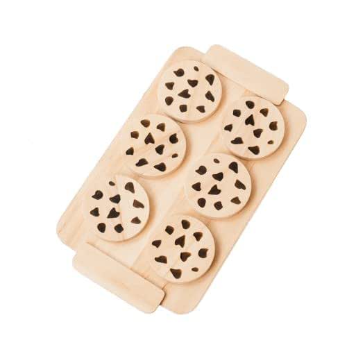 Amazon.com: Play Cookies Set Kitchen Toy Wooden Pretend Play Cookie ...