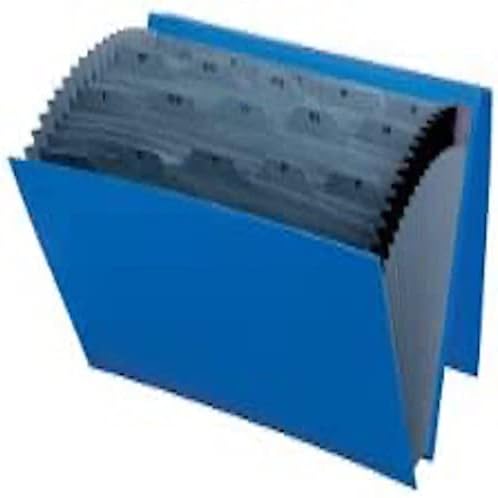 Office Depot Expanding File A-Z Foolscap Blue Cardboard, A-Z Tabs ...