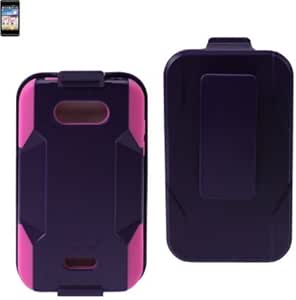 Amazon.com: Silicone Case + Protector Cover LG Motion 4G MS770 : Cell ...