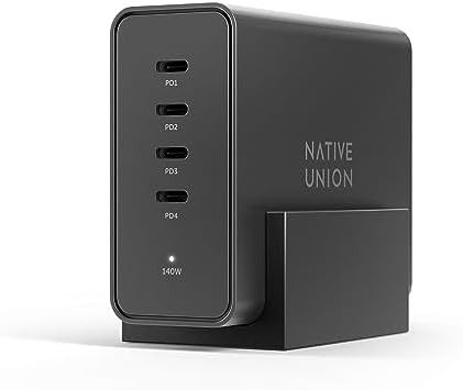 Amazon.com: Native Union Fast GaN Charger PD 140W – 4-Port Power ...