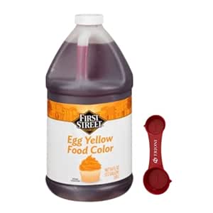 Amazon.com : Egg Yellow Food Coloring Bundle Includes One (1) 64oz ...
