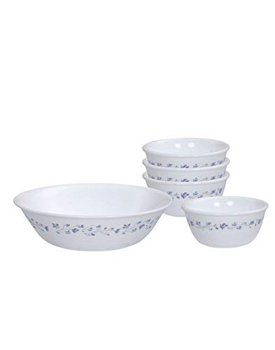 Buy CORELLE Lilac Blush Glass 5Pcs Pudding Set, Multicolor Online at ...