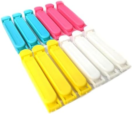 Pack of 12 Food Clips Plastic - Inspire Your Kitchen Organization with ...
