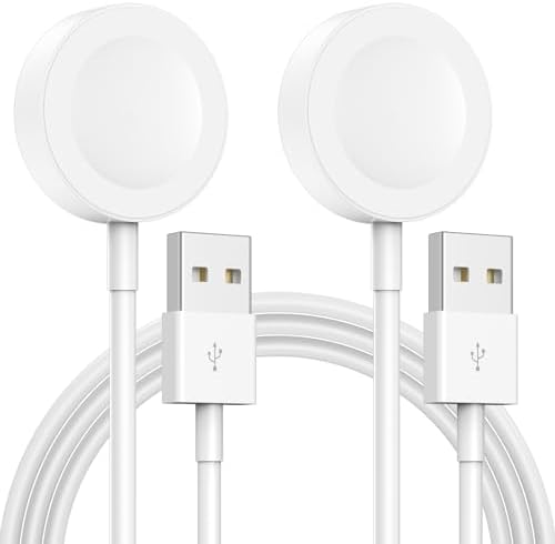 Amazon.com: 2Pack for Apple Watch Charger USB Magnetic iWatch Charger ...