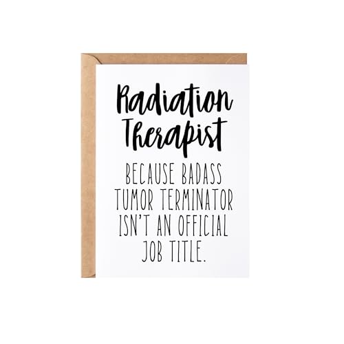 Amazon.com: Radiation Therapist Card, Radiation Therapy Graduation Gift ...