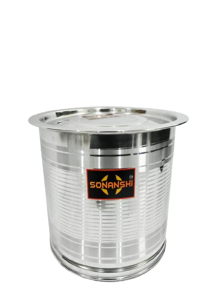 Buy Sonanshi Stainless Steel Atta Tanki/Container/Box/Drum/Pawali/Tanki ...