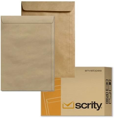 Envelope Saco Kraft (natural) 240x340 80grs - 250 Unidades - GARANTA JÁ ...