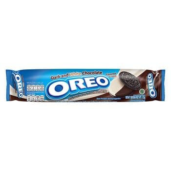 Oreo Dark & White Chocolate 130g - Indulgent Biscuits with a Blend of ...