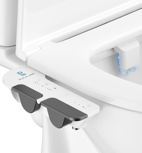 jeriussg Bidet Attachment for Toilet,Ultra-Slim,Dual Nozzle, Non ...
